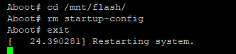 Arista Switch Factory Reset / Recovery – Work, and stuff